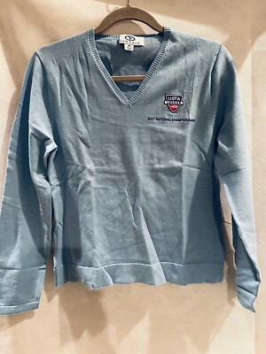 Vantage Tennis Sweater Blue M USTA National Championship Stretchy | eBay
