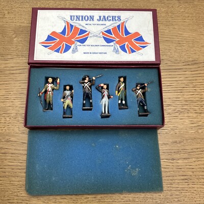 Union Jacks Metal Toy Soldiers Made In Great Britain Revolutionary War ...