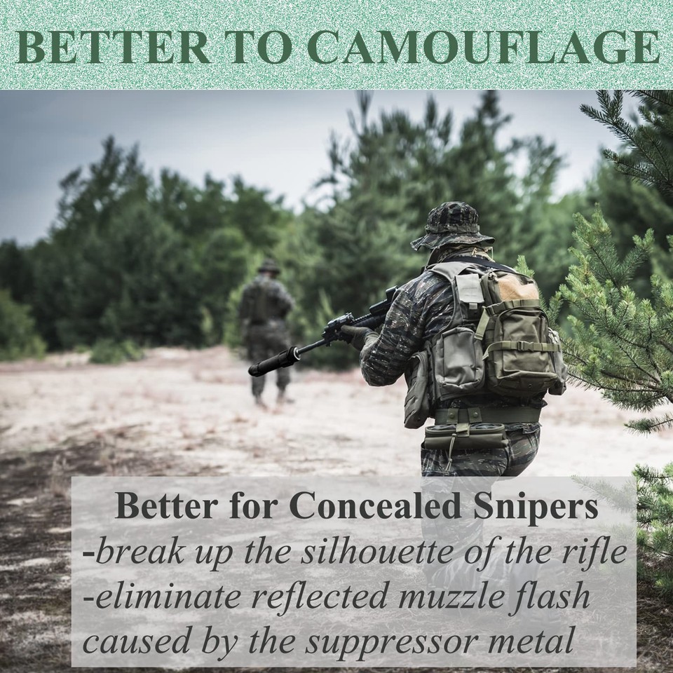 7"/8"/9" Heat-Resistant Suppressor Cover with Burn Proof Suppressor ...