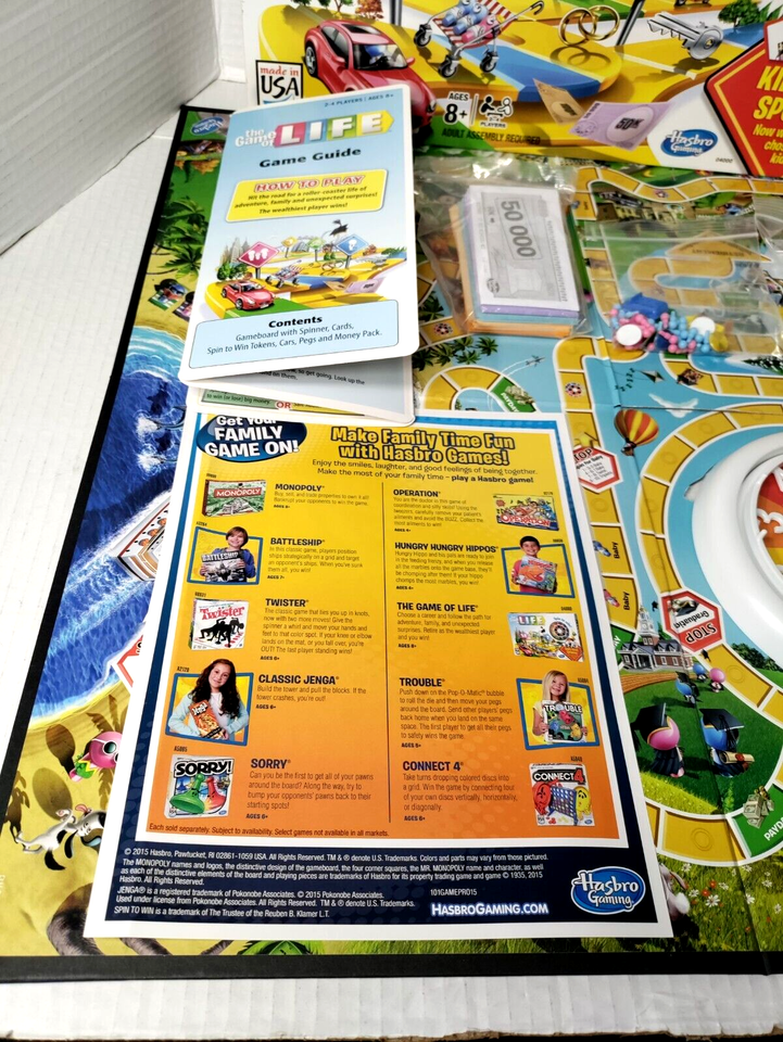 The Game of Life Kids Have Spoken Career Game 2014 Hasbro Spin To Win ...