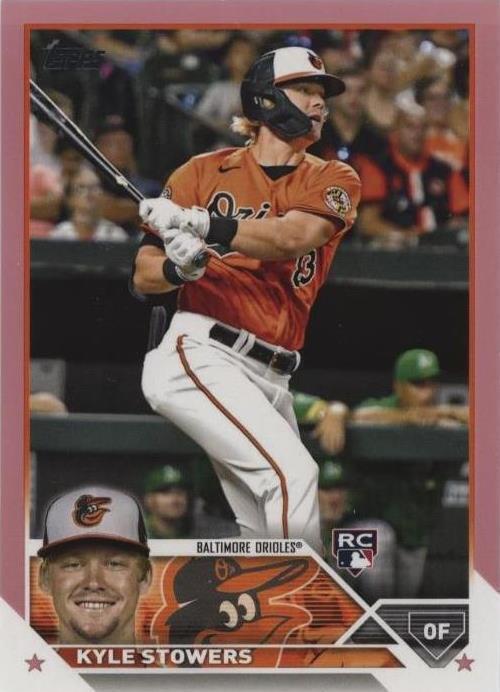 2023 Topps Series 1 - Kyle Stowers #156 Mother's Day Hot Pink /50 (RC ...