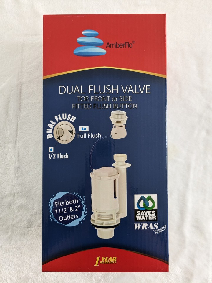 Adjustable Toilet Dual Flush Valve Push Button for Cistern Replacement ...