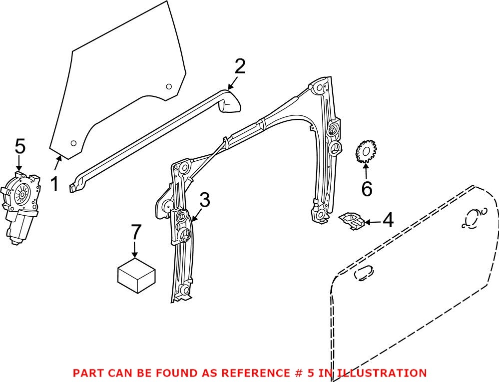 Genuine MINI Window Motor - Front Driver Side 67626954275 for sale ...