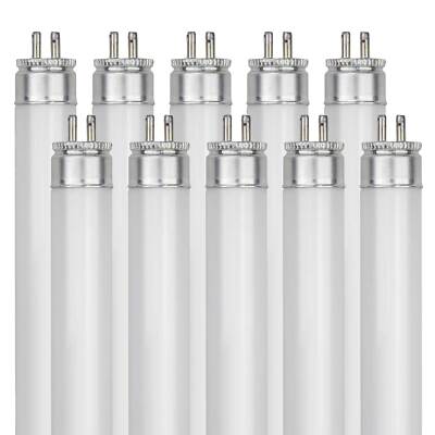 10 Pack Sunlite F4T5/CW 4-Watt T5 Linear Fluor Lamp Mini Bi Pin Base ...