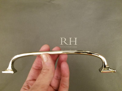 NEW RESTORATION HARDWARE RH BISTRO SILVER 6" DRAWER PULL CABINET HANDLE ...