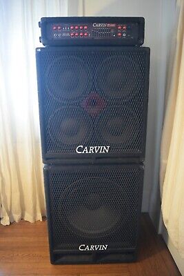 Carvin Red Line R1000 RL118 RL410T Bass Stack | eBay