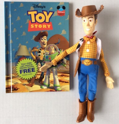 Toy Story Disneys Pixars Hardcover Children’s Book + Woody Plush Doll ...