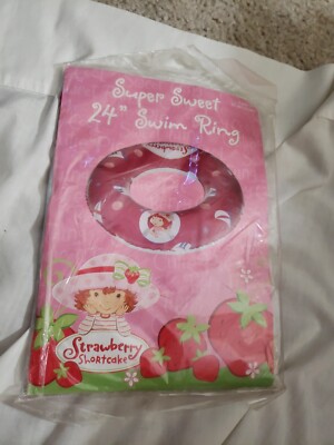 Strawberry Shortcake 24" Inflatable Swimming Ring 2007 New And Sealed ...