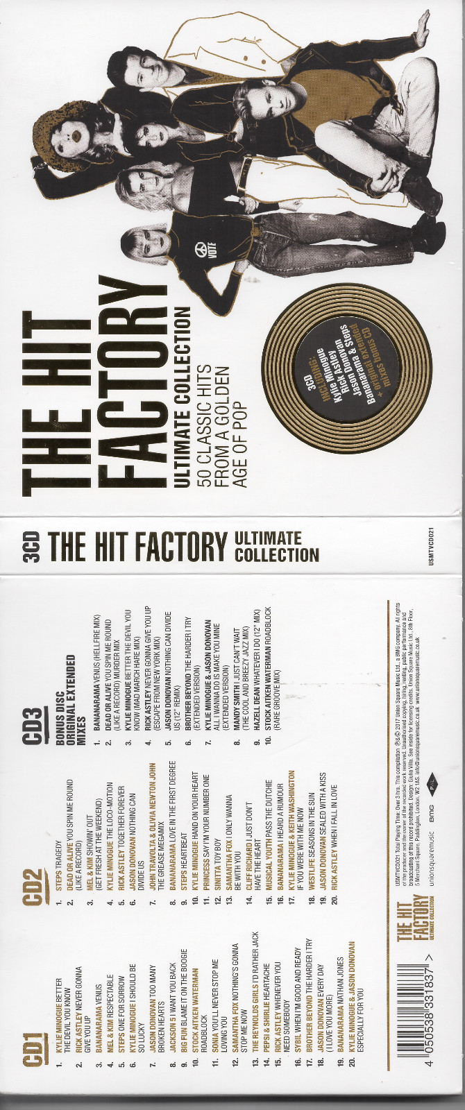 MAKE OFFER FREE SHIP "Hit Factory Ultimate Collection" 3CD Astley ...