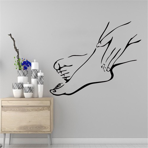 Fashionable SPA Foot Wall Stickers for Spa Room Foot Decorations Foot ...