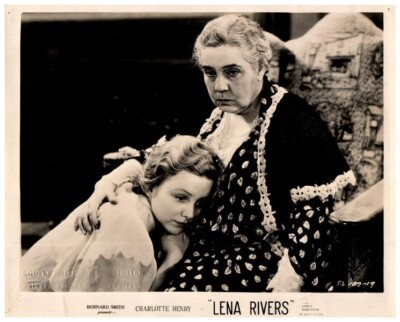 Lena Rivers Original Lobby Card Charlotte Henry Beryl Mercer embracing ...