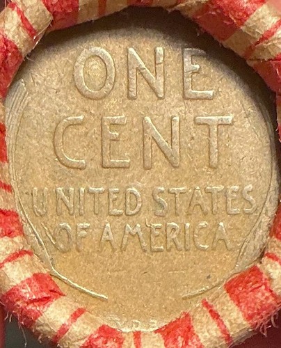 unsearched old cents roll vintage coins 50 pennies penny collection set ...