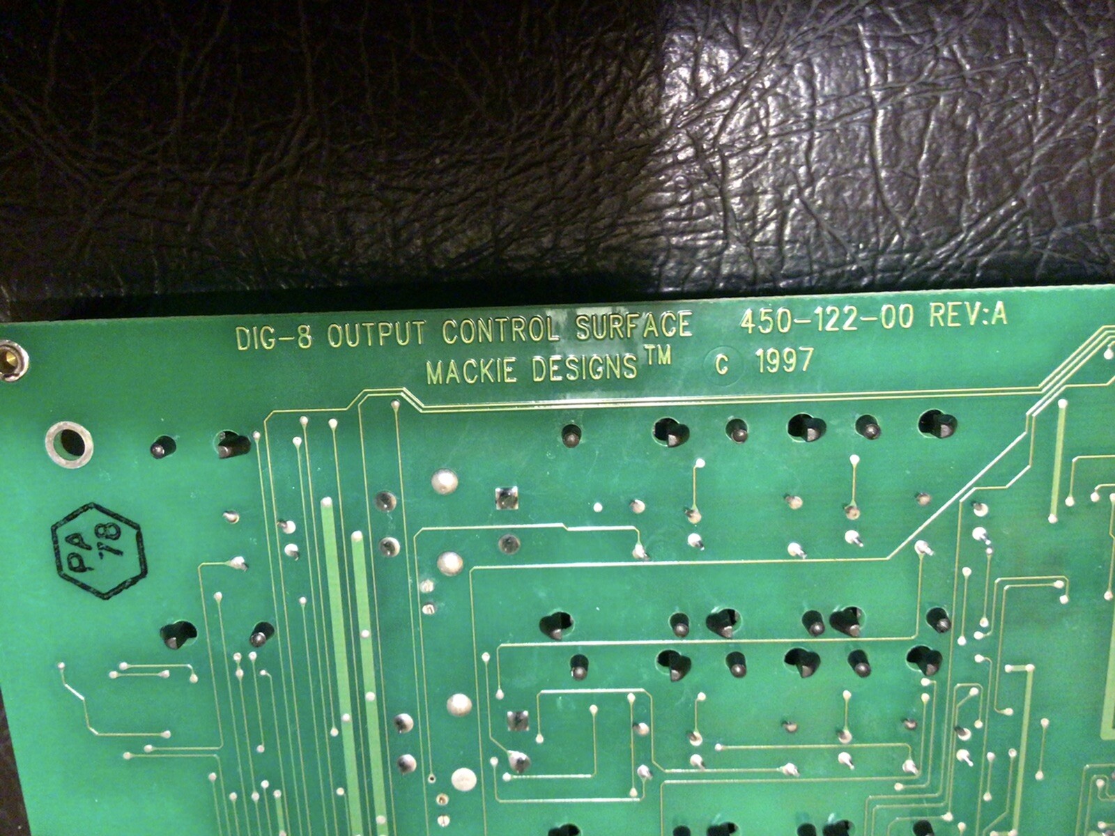 Mackie D8B Digital Mixer DIG-8 OUTPUT CONTROL SURFACE 055-122-00 BOARD ...