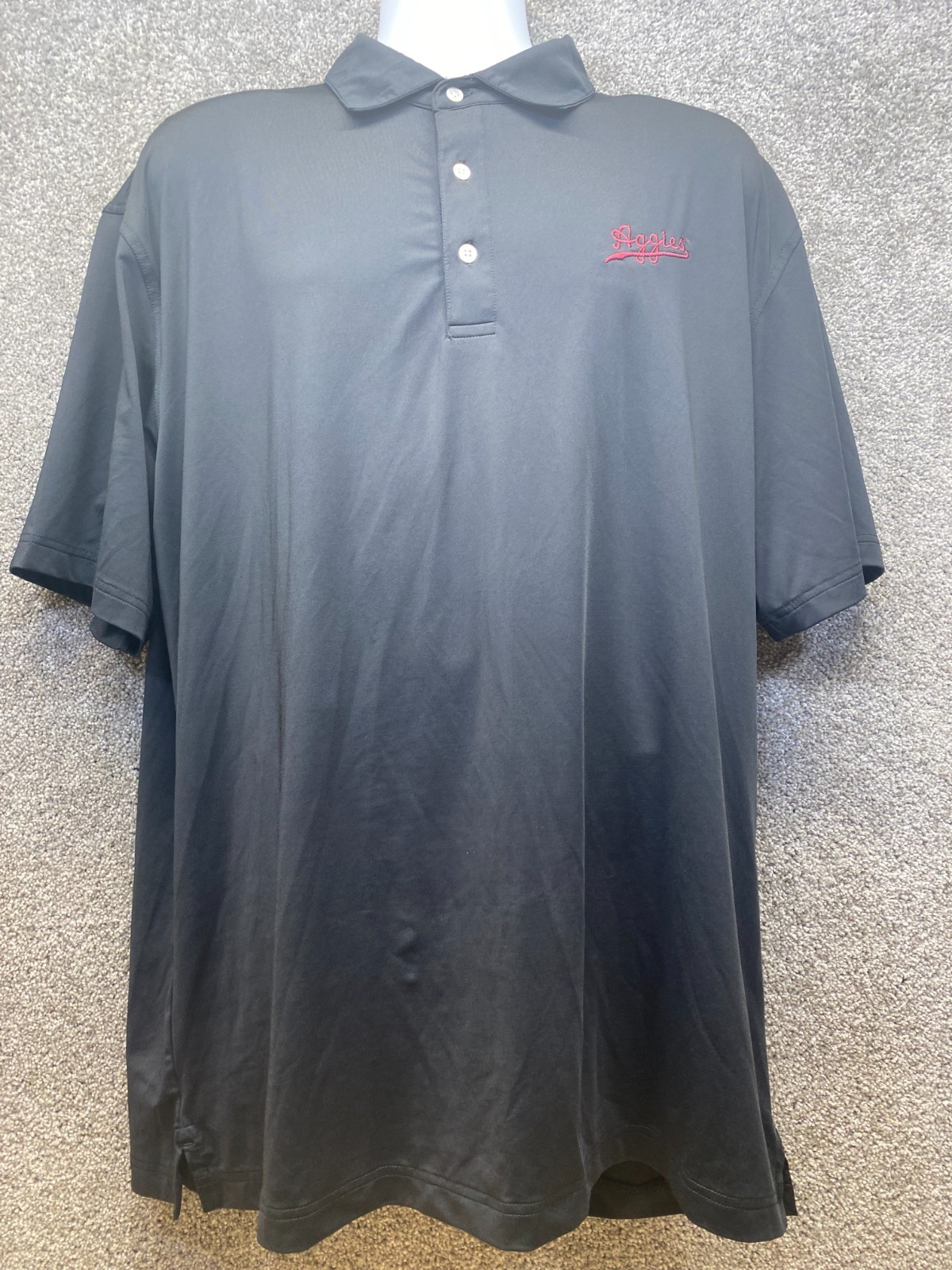 ONWARD RESERVE Texas A&M Aggie Mens XL Black Performance Polo Preppy ...