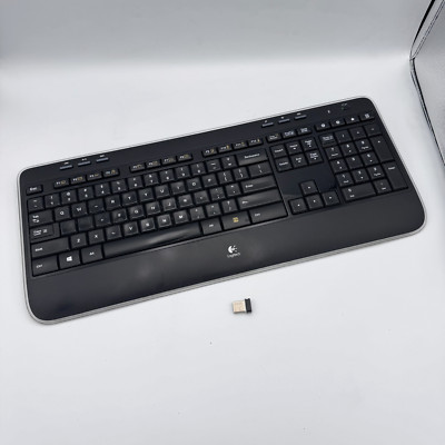 Logitech Wireless Keyboard K520 - Black - Includes Receiver Dongle ...