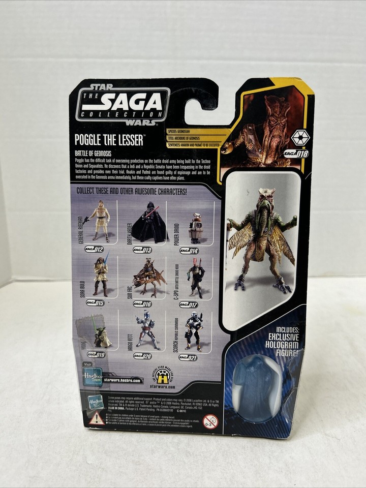 Hasbro 2006 Star Wars The Saga Collection #018 - POGGLE THE LESSER 3.75 ...