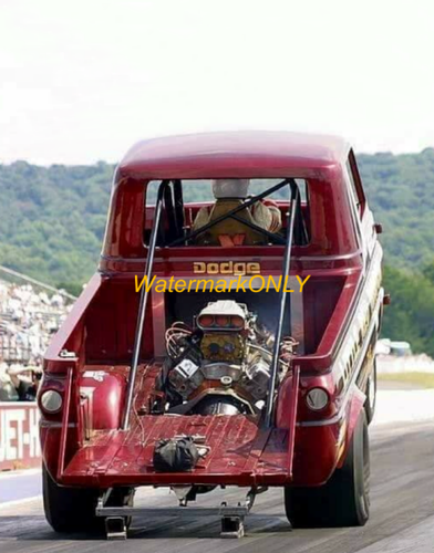 "Little Red Wagon" Bill "Maverick" Golden Dodge Pick Up Wheelstander ...