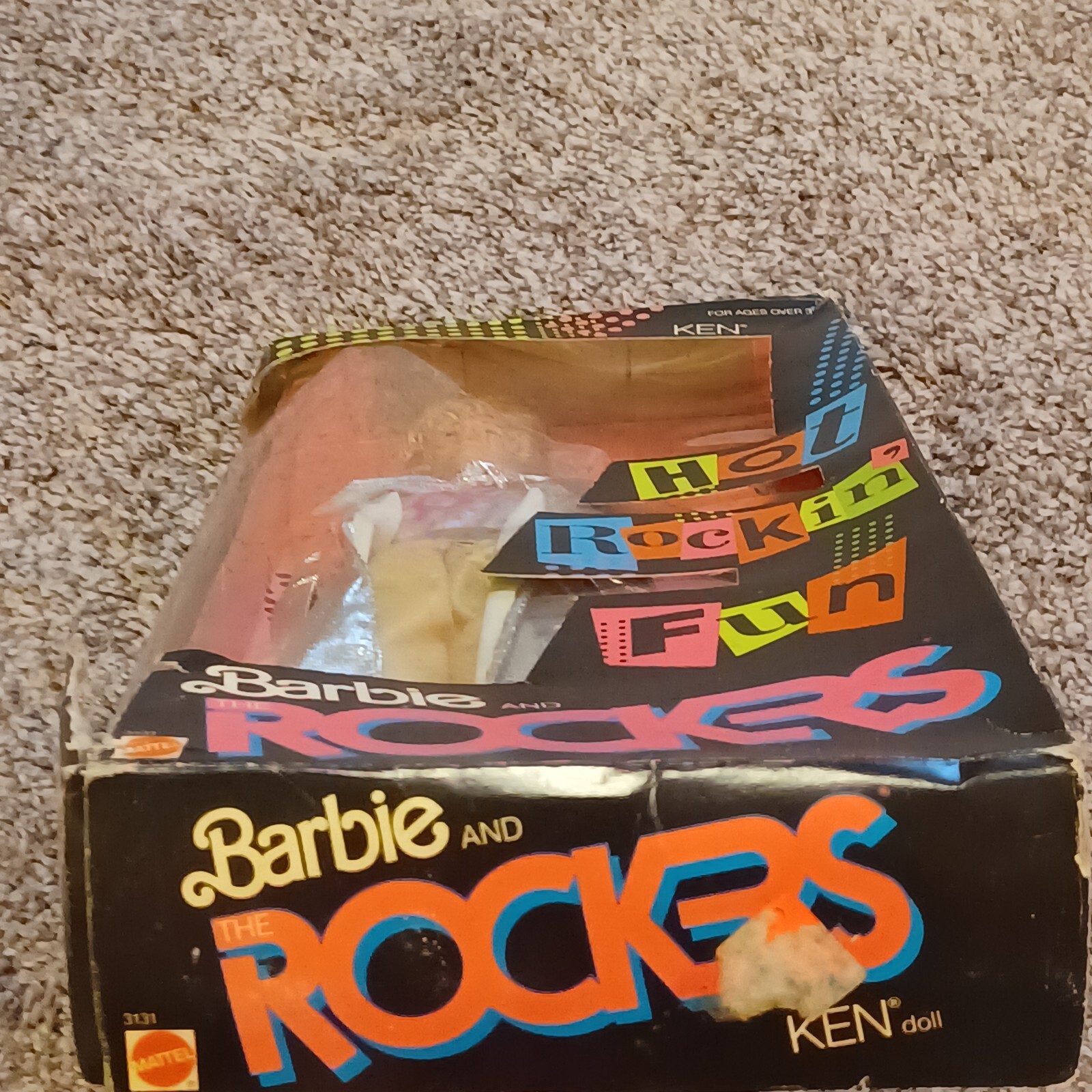 Barbie and the Rockers Ken Doll Hot Rockin Fun Mattel #3131 Silver ...