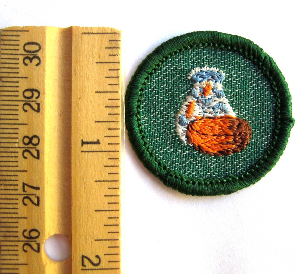 Rare Vintage 1955-1960 Girl Scout POTTERY BADGE Vase Bowl Spinning ...