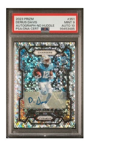 2023 Panini Prizm - Rookies Derius Davis #351 No Huddle Prizm ...