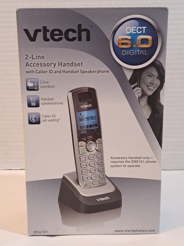 Vtech DS6101 2 - Line Accessory Handset Speakerphone | eBay