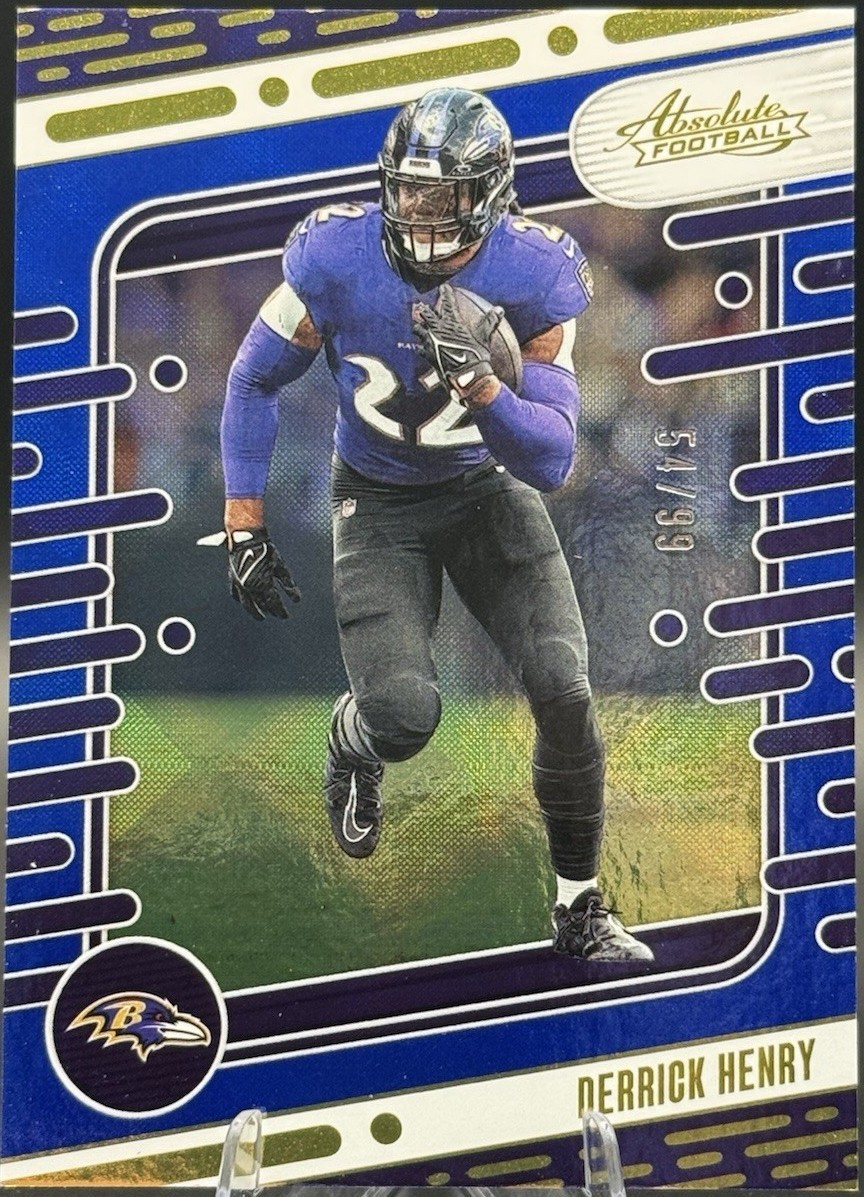 2024 Panini Absolute - Derrick Henry #8 Blue Diamonds /99 for sale ...