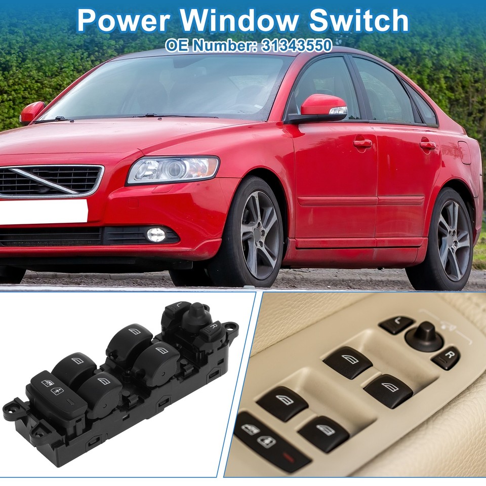 Front Left Driver Side Power Window Switch for Volvo S40 V50 No ...