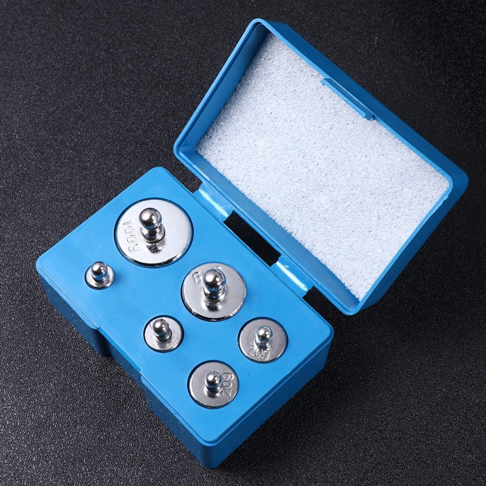 200 Grams Precision Calibration Weights Chrome Plated Electronic Scale ...