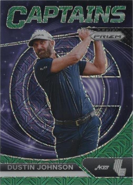 2024 Panini Prizm Liv Golf - Captains Dustin Johnson #70 Green Mojo ...