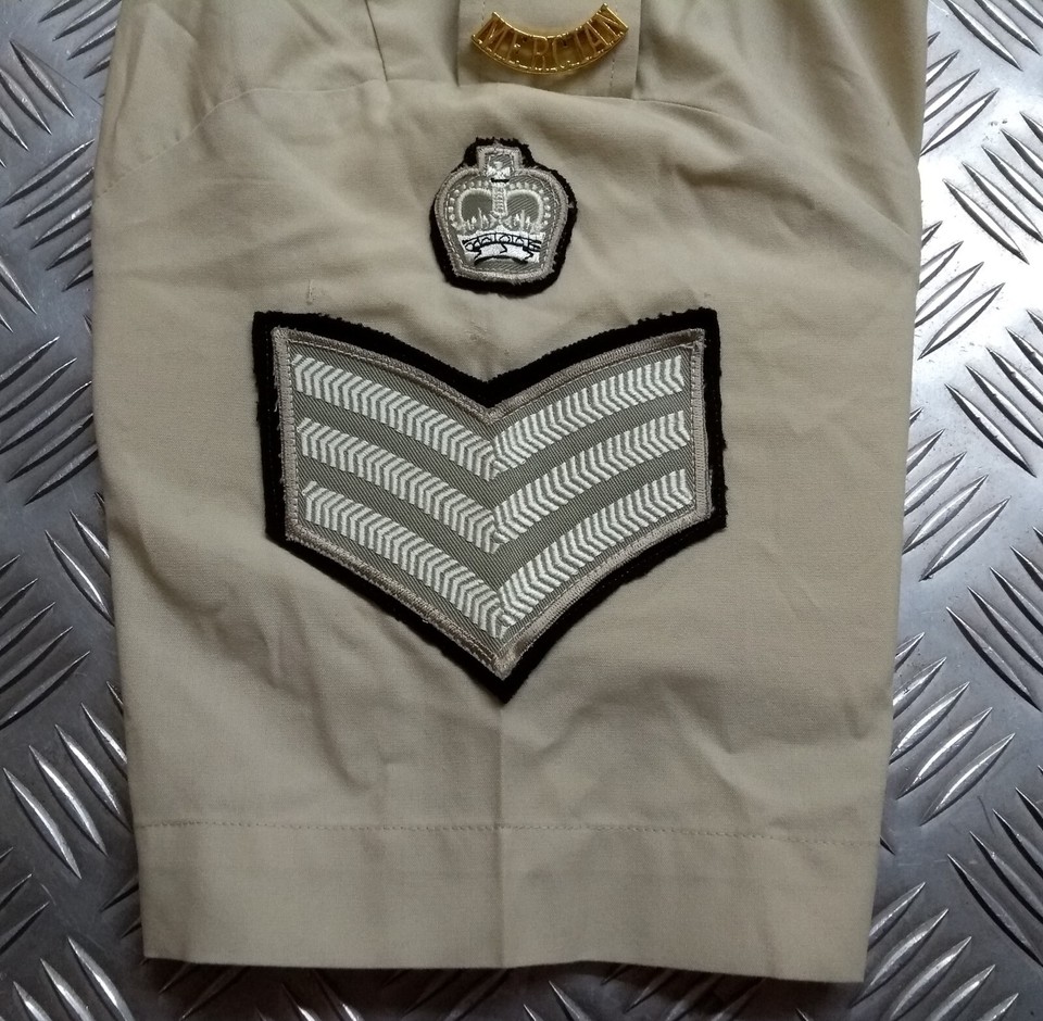 Army No2 Shirt Short Sleeves British FAD All Ranks Mercian Staff ...