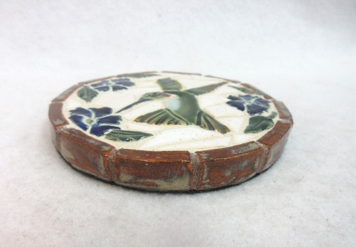 Hummingbird Mosaic Coaster, Mosaic Art Handmade Ceramic Tile Trivets ...