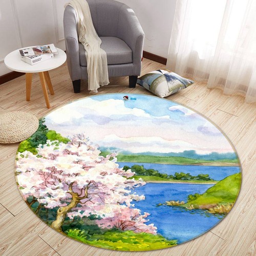 3D Spring River Painting NBC494762 Game Rug Mat Elegant Photo Carpet ...