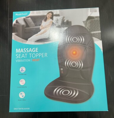 Massage Seat Topper w/ Vibration & Heat Massager for Chair ''NEW'' | eBay