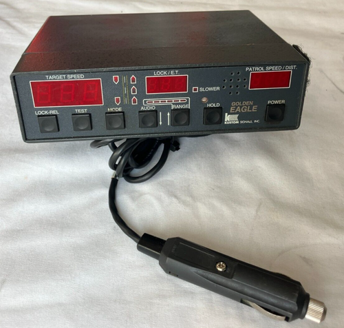 Kustom Signal Golden Eagle Dual K Band Police Radar controller | eBay