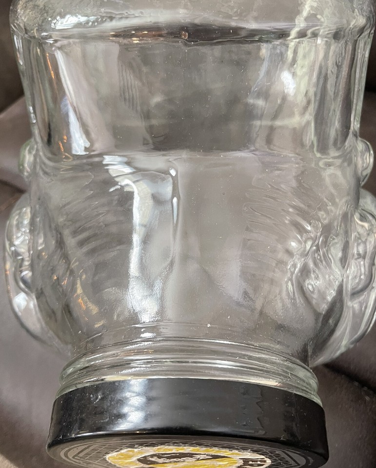 RARE Glass King B Jerky Jar Animal Hearse Unusual Counter Display Pig ...