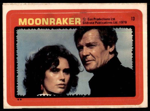 1979 Topps James Bond Gum Stain Moonraker #13 | eBay