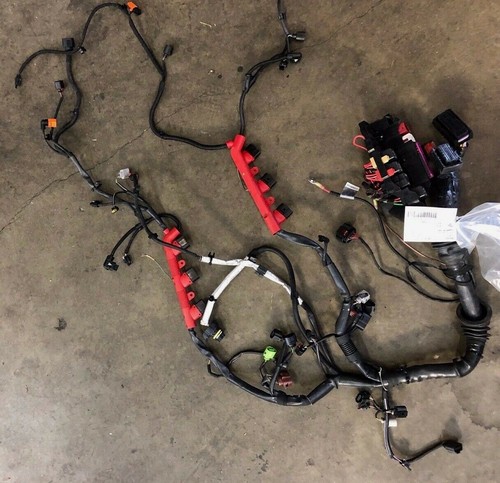 AUDI OEM 12-15 3.0T A6Engine Control Module ECM PCU PCM Wiring Harness ...