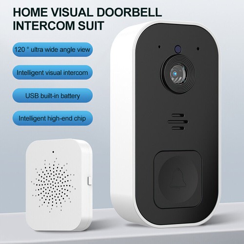 M1 Wireless Doorbell Smart WiFi Video Door Bell Intercom Phone Security ...