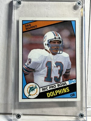 1984 Topps - Dan Marino - Rookie RC #123 Miami Dolphins RC Football ...