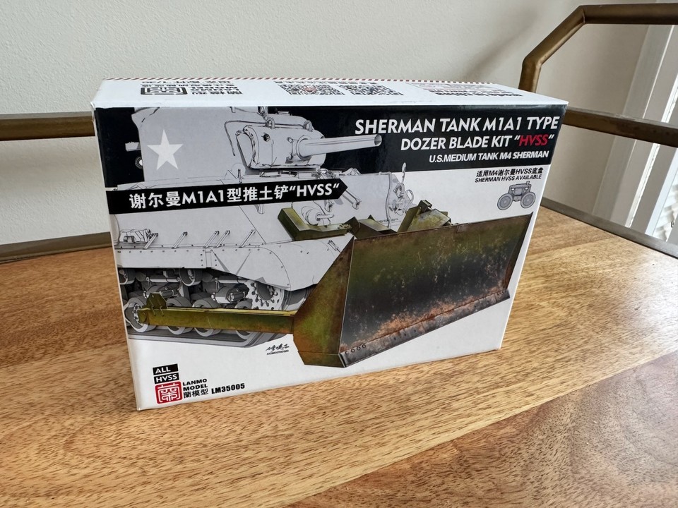 1/35 Lanmo Model WWII US Army Sherman Tank M1A1 Dozer Blade (HVSS) #LM ...
