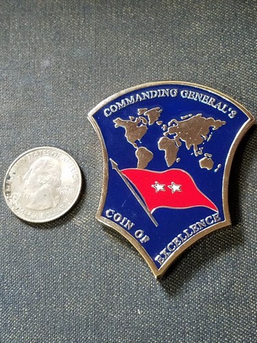 US ARMY INTELLIGENCE AND SECURITY COMMANDING GENERAL'S Challenge Coin ...