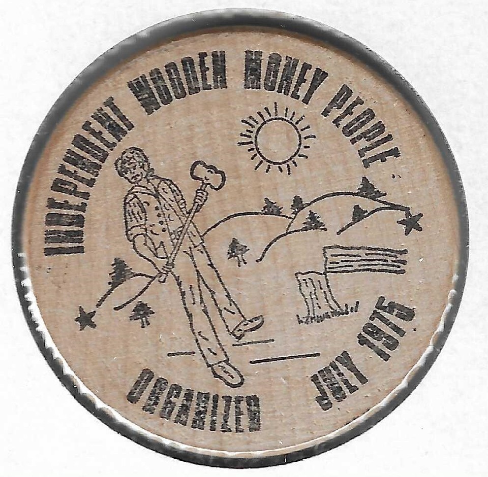 1981, IWMP Shippensburg, Pennsylvania, Robert L. Rebuck, VP, 10¢ Wooden ...