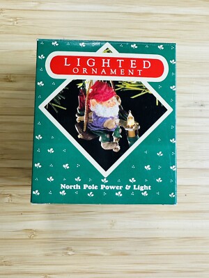 NEW IN BOX!! HALLMARK KEEPSAKE ORNAMENT MAGIC NORTH POLE POWER LIGHT | eBay
