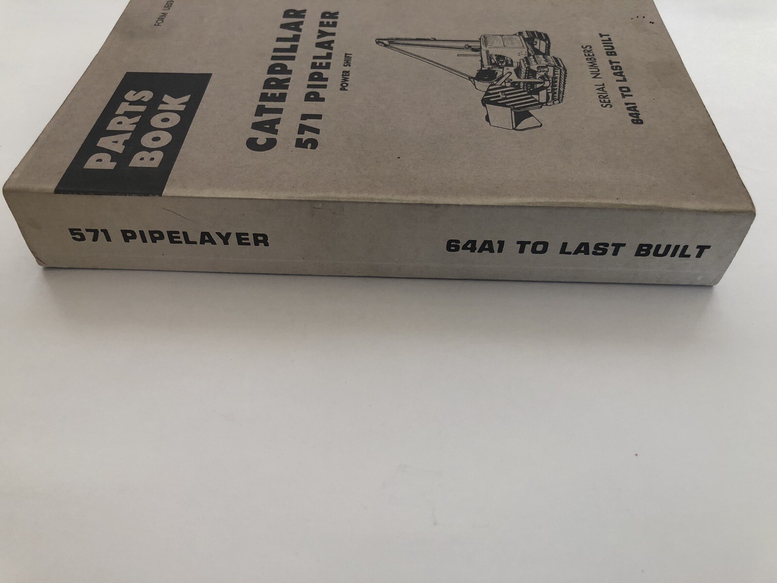 Vintage CAT 571 Pipelayer Parts Book. 64A1 To Last Built | eBay