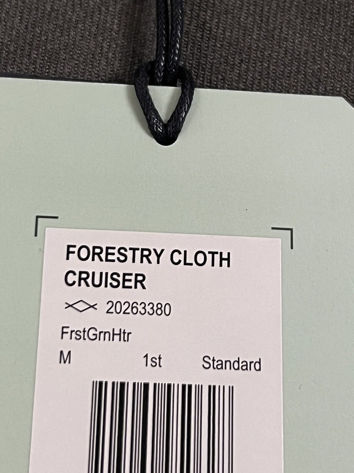 FILSON FORESTRY CLOTH CRUISER FOREST GREEN HEATHER M NWT | eBay
