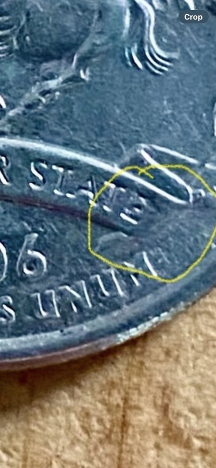 2006 D Nevada Quarter ERROR Rare Die Chip In The E In State | eBay