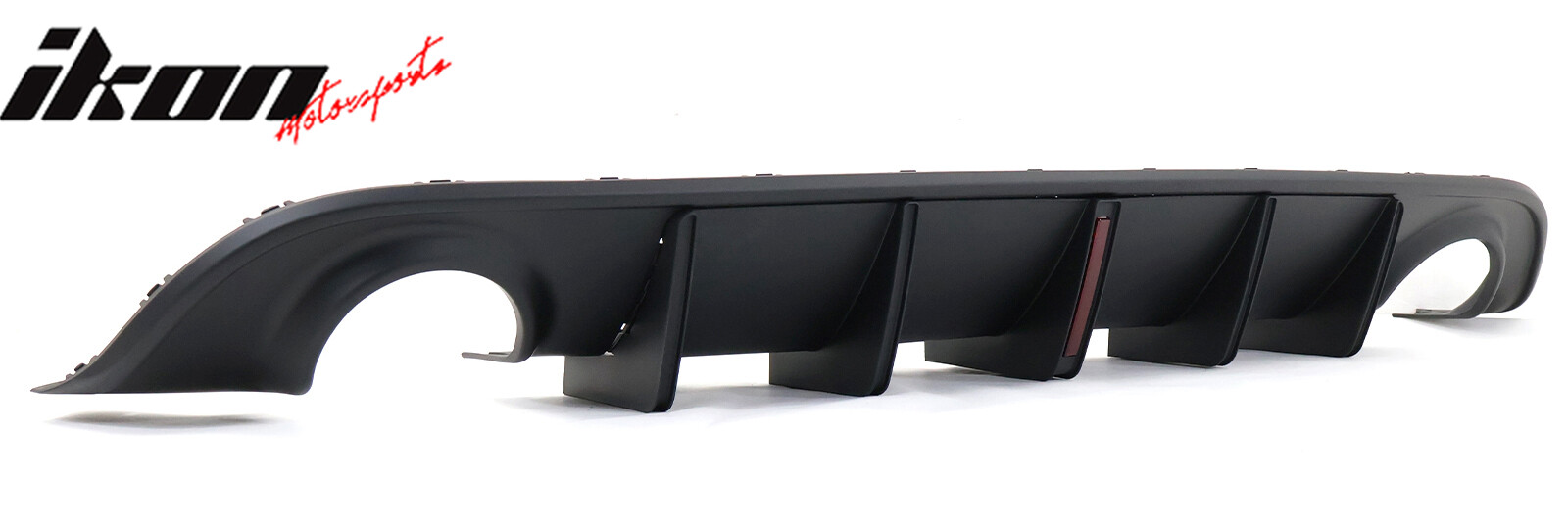 Fits 15-23 Dodge Charger IKON V3 Style Rear Diffuser w/ LED Light Matte ...