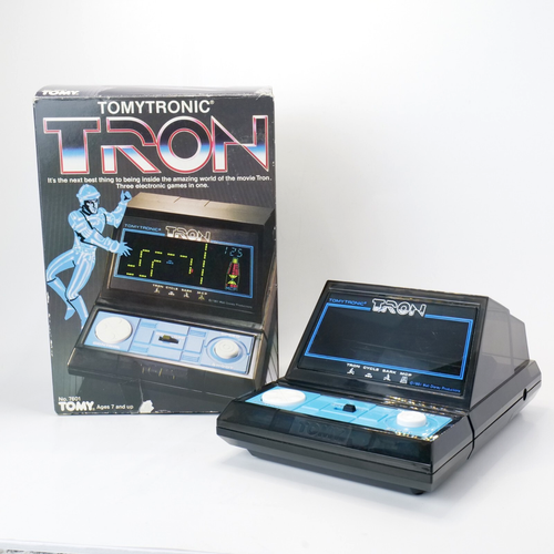 1981 Tomytronic Tron Tabletop Handheld Game Walt Disney TESTED With Box ...
