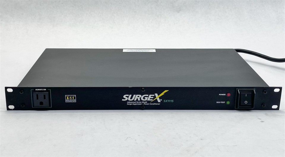 SurgeX Surge X SX1115 Outlet Advanced Series Surge Eliminator Power ...