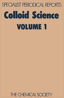 Colloid Science: Volume 1 by Douglas H Everett (Hardcover, 1973) for ...